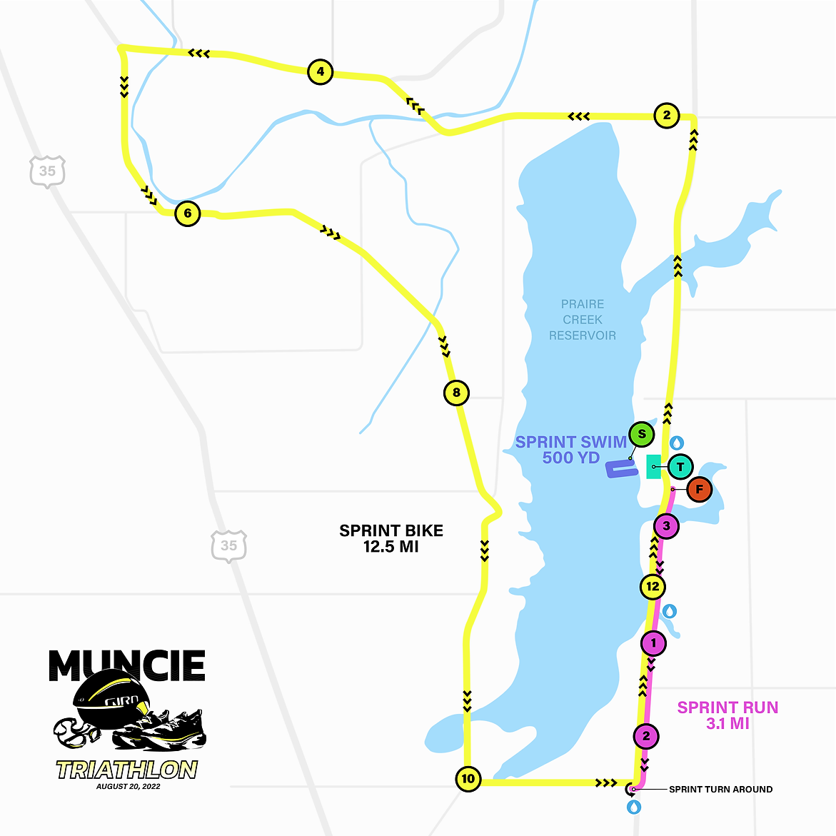 MUNCIE SPRINT TRIATHLON COURSE | RUBLE RACING