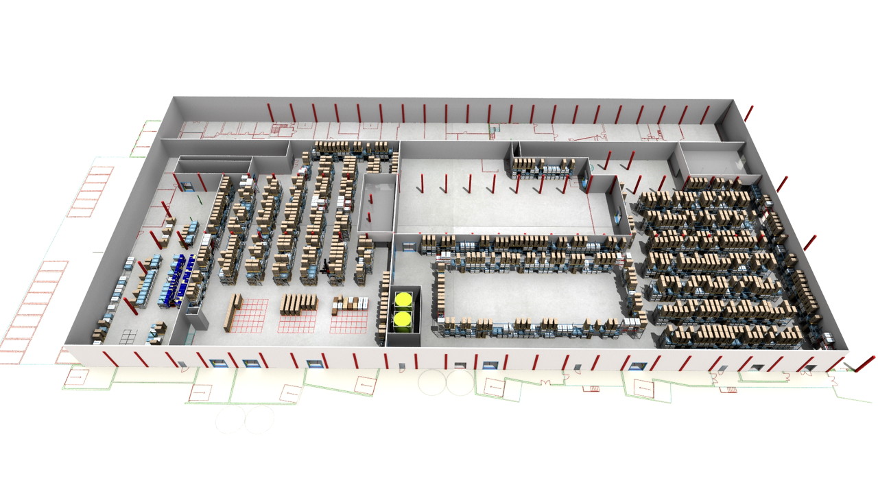Sim Logistics - 3D visualisering