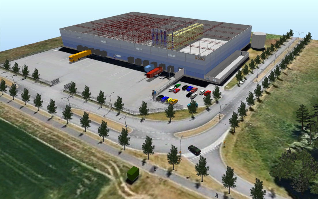 Sim Logistics - 3D visualisering