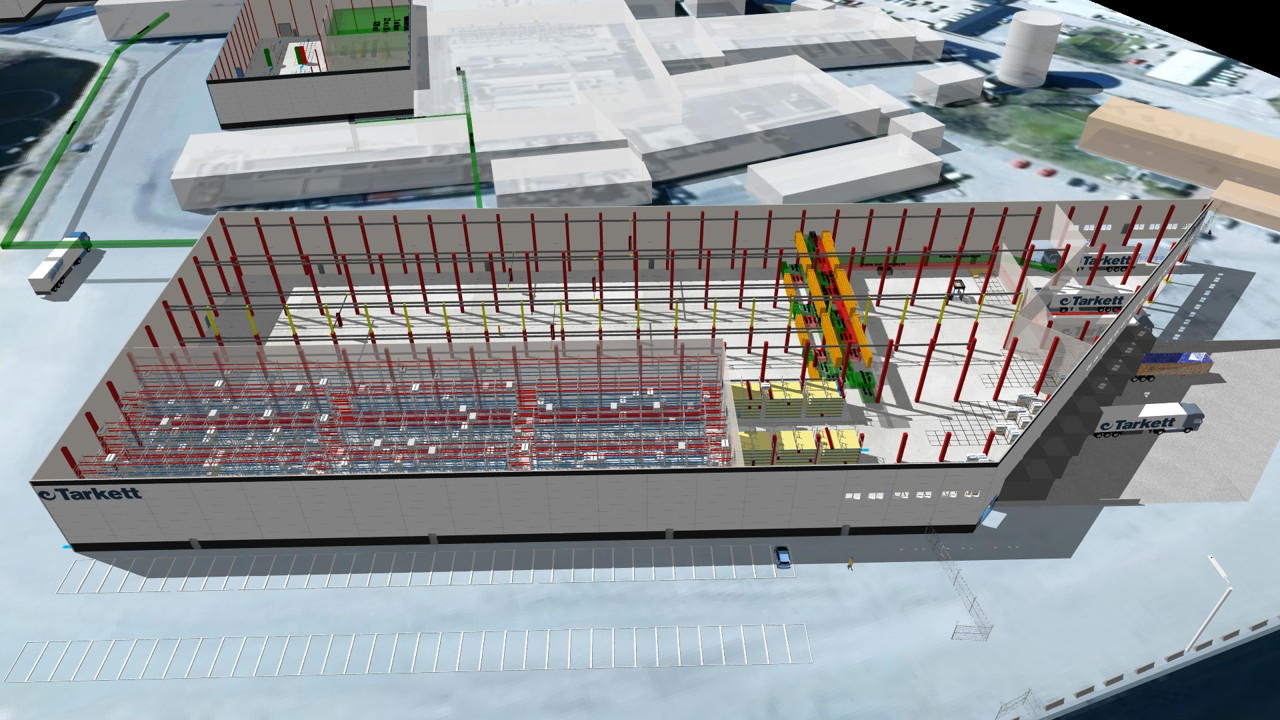 Sim Logistics - 3D visualisering