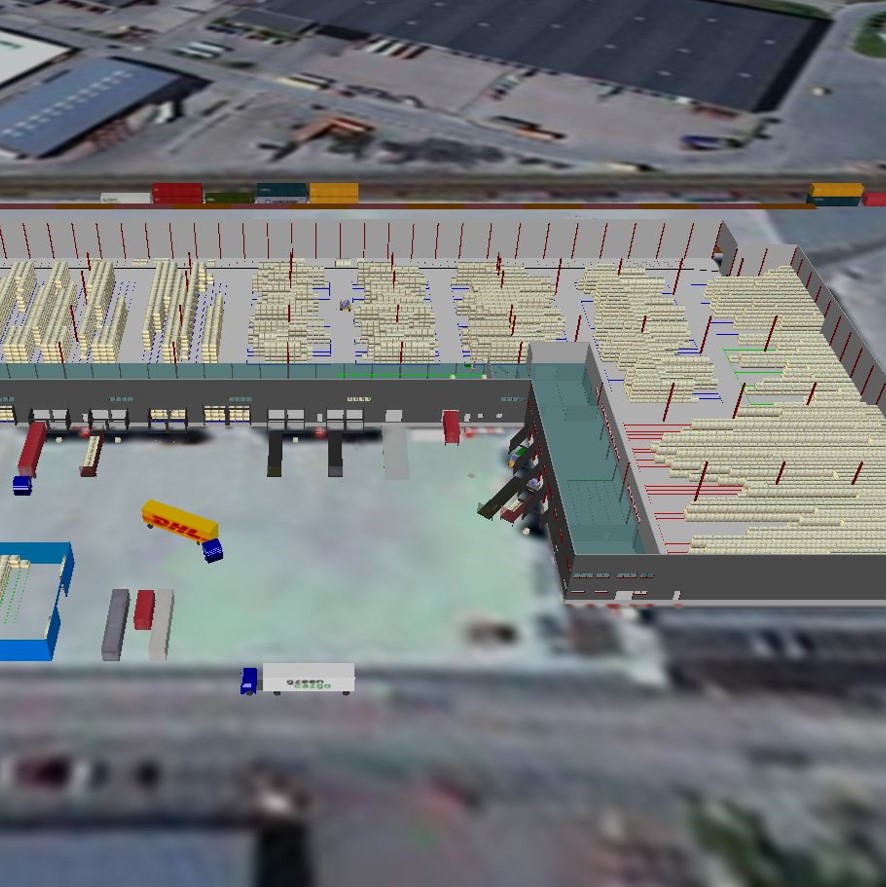 Sim Logistics - 3D visualisering