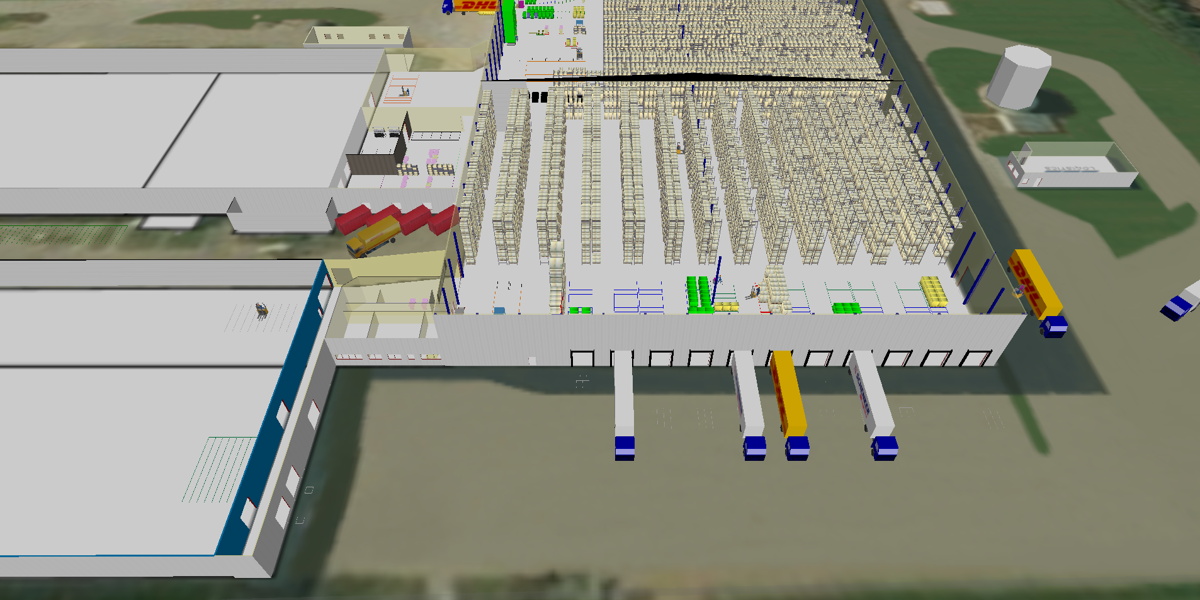 Sim Logistics - 3D visualisering