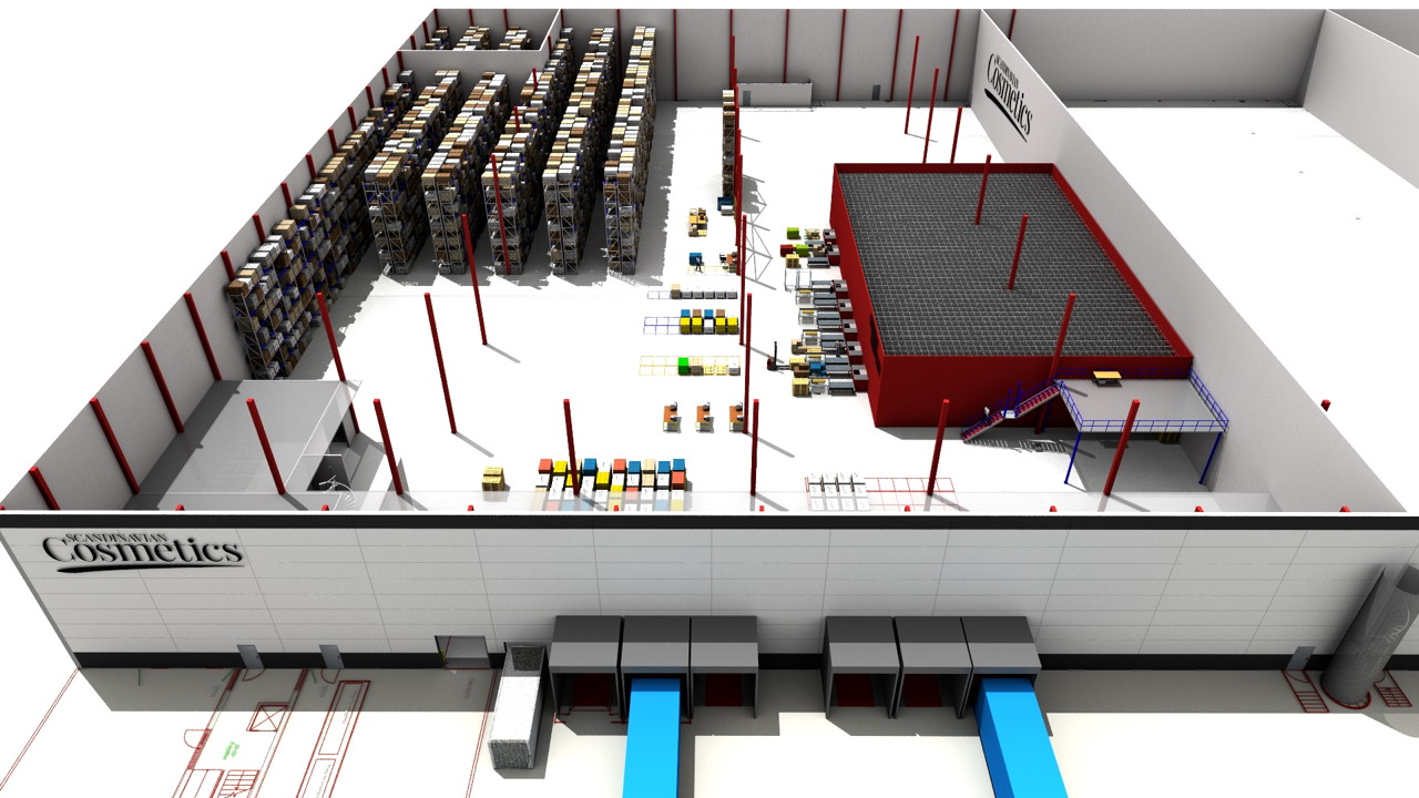Sim Logistics - 3D visualisering