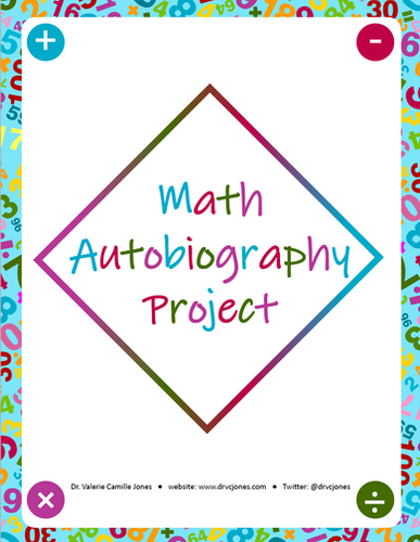 Math Autobiography Project Rubric | drvcjones