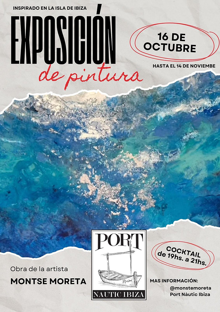 Exposición de arte temporal de Montse MoreTa