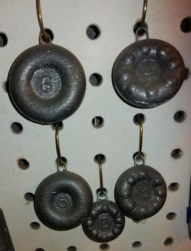 River Sinkers, Donut leads (Various Sizes) | Skylark Tackle