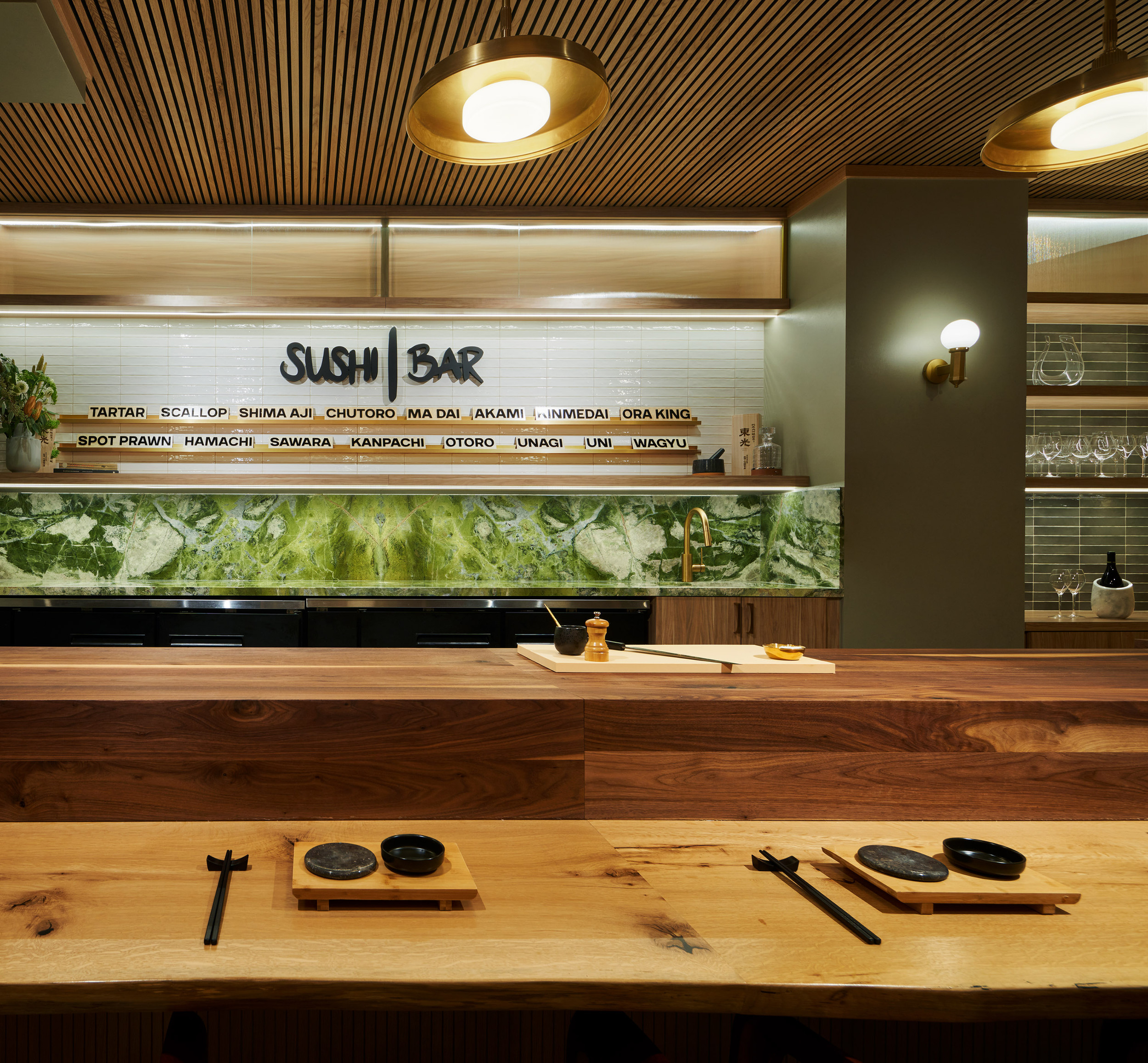 Sushi|Bar Restaurant Design in Chicago | Kuchar