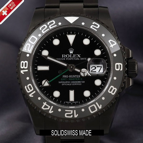 Rolex GMT-Master II Pro Hunter DLC Black Ceramic | timeparty
