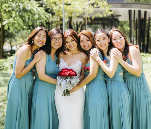 Niagara Blue Convertible Dress | My Little Bow (MLB) | Singapore