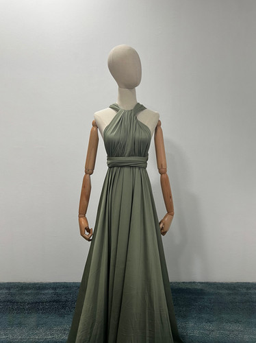 Sage Green Convertible Dress | My Little Bow (MLB) | Singapore