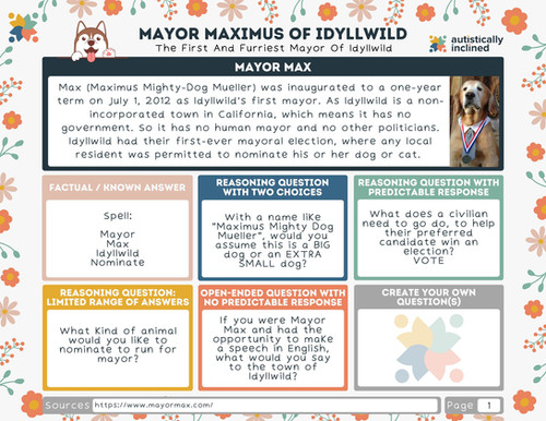 Mayor Max | AutisticallyInclined