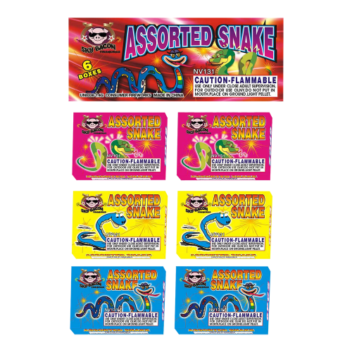 Assorted Snakes | Kent Fireworks