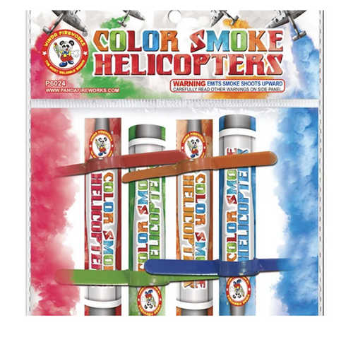 Color Smoke Helicopter | Kent Fireworks