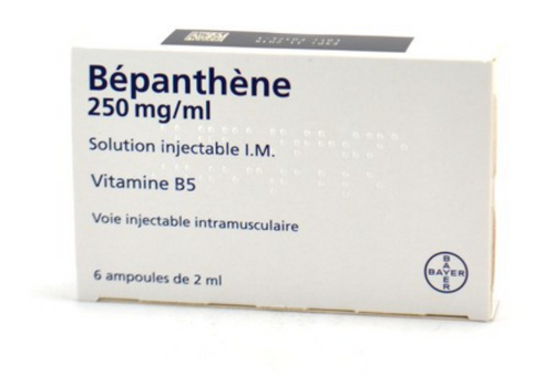 Bepanthen 500mg, Dexpanthenol - 6 vials x 2 ml | aestheticsxtra.com