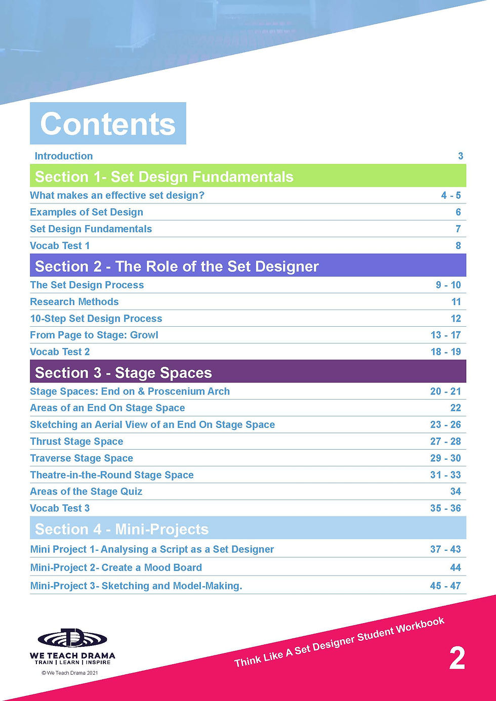 Design Packs - Buy Now | We Teach Drama