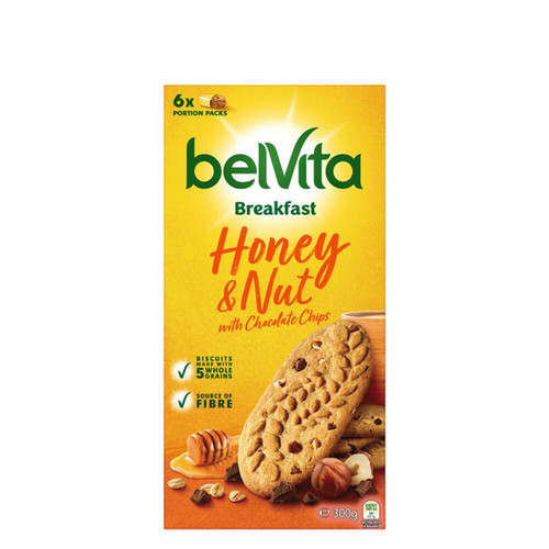 벨비타 아침식사대용 허니넛 초코칩 비스킷 300g | HOJUNUNA