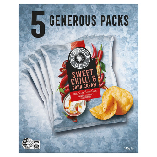 REDROCK DELI 레드락델리 칩스 멀티 5팩 140g 2가지맛 | HOJUNUNA