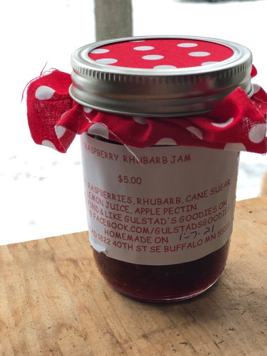 Rasperry Rhubarb Jam | Gulstad's Goodies