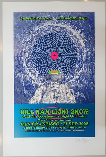David Singer 2005 Bill Ham Light Show S/N 84/333 Silkscreen Poster ...