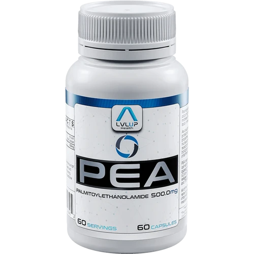 LVLUP Health, PEA, 500mg, 60 Capsules | Daily Glowin | Australia