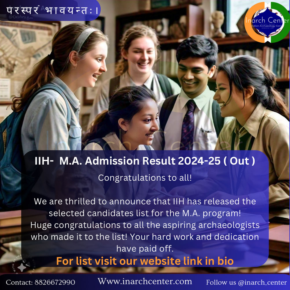Indian Institute of Heritage, M.A. Admission Result 2024-25(list of ...