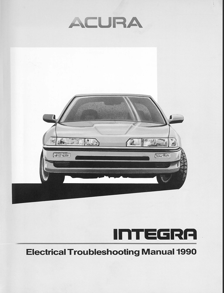 1990 Acura Integra Electrical Manual