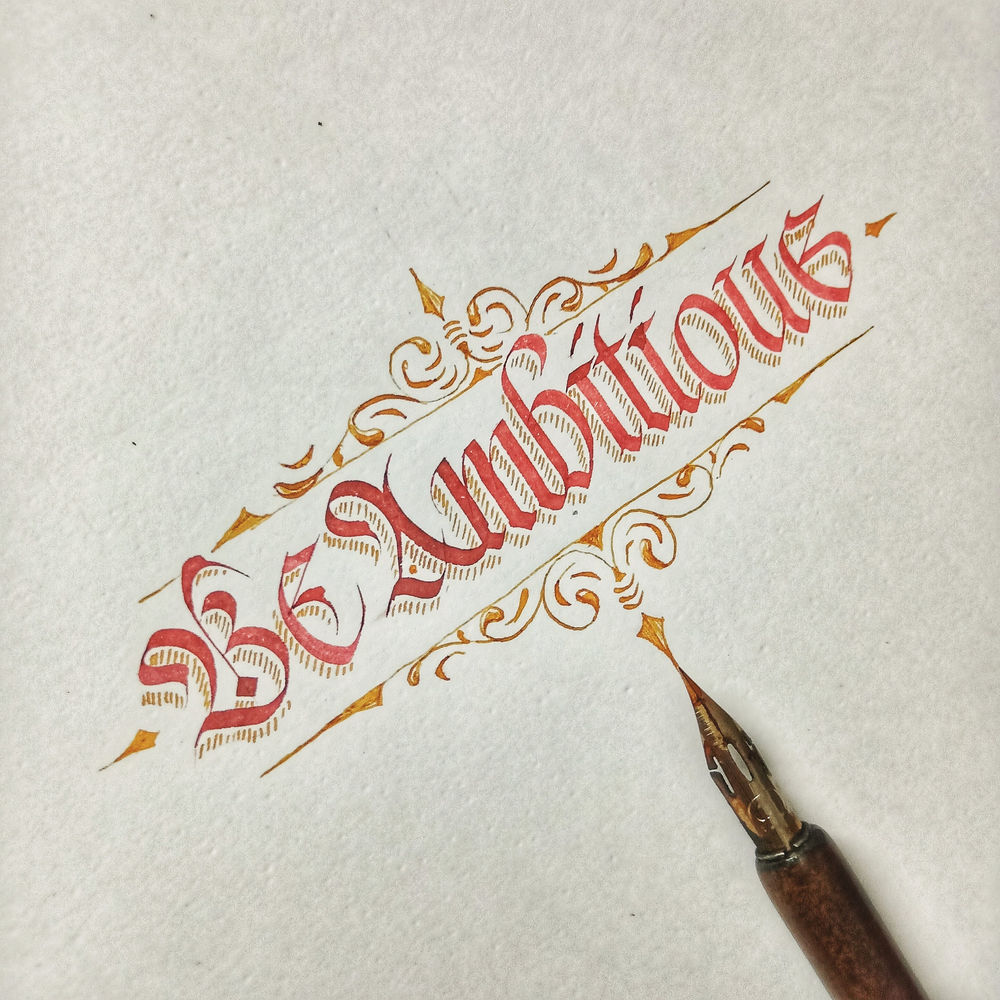 Western Broad-edge Calligraphy Scripts