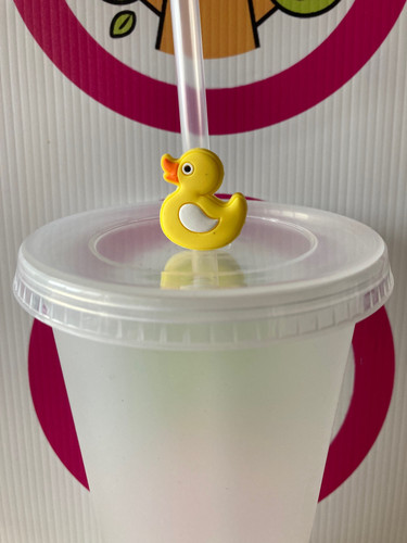 Rubber duck straw topper RTS | The Learning Tree