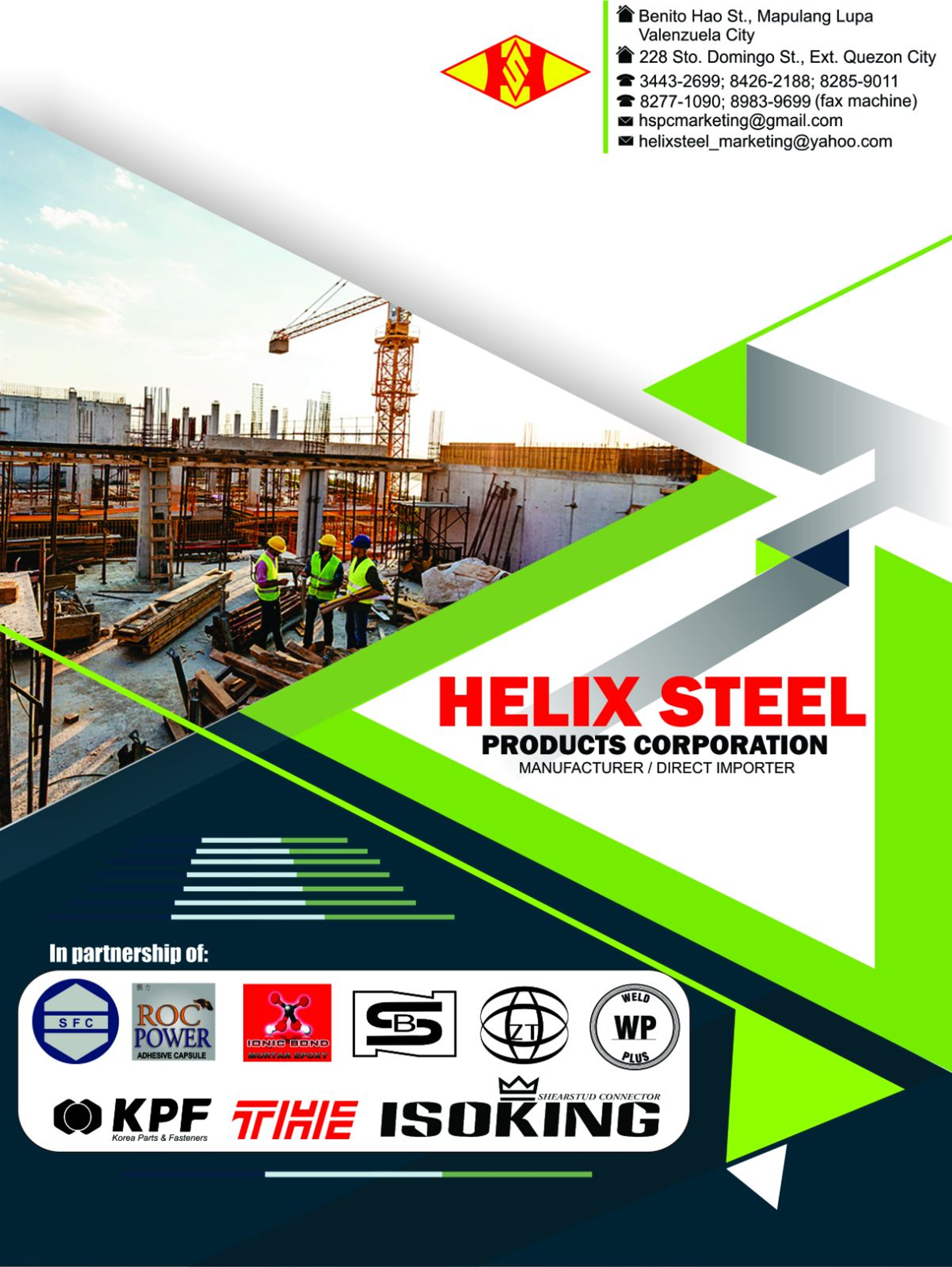 Industrial Fasteners | Helix Steel Products Corp.