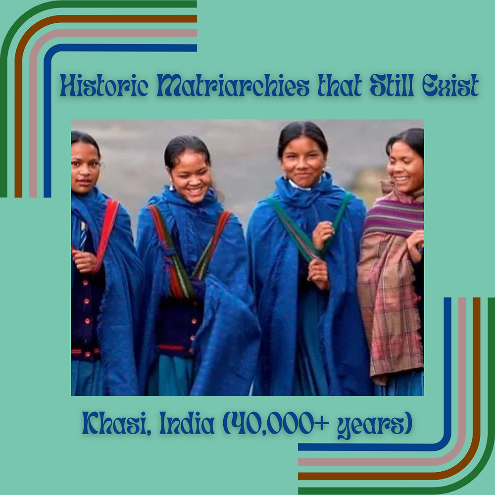 Matriarchies in History: Khasi, India (40,000 years)