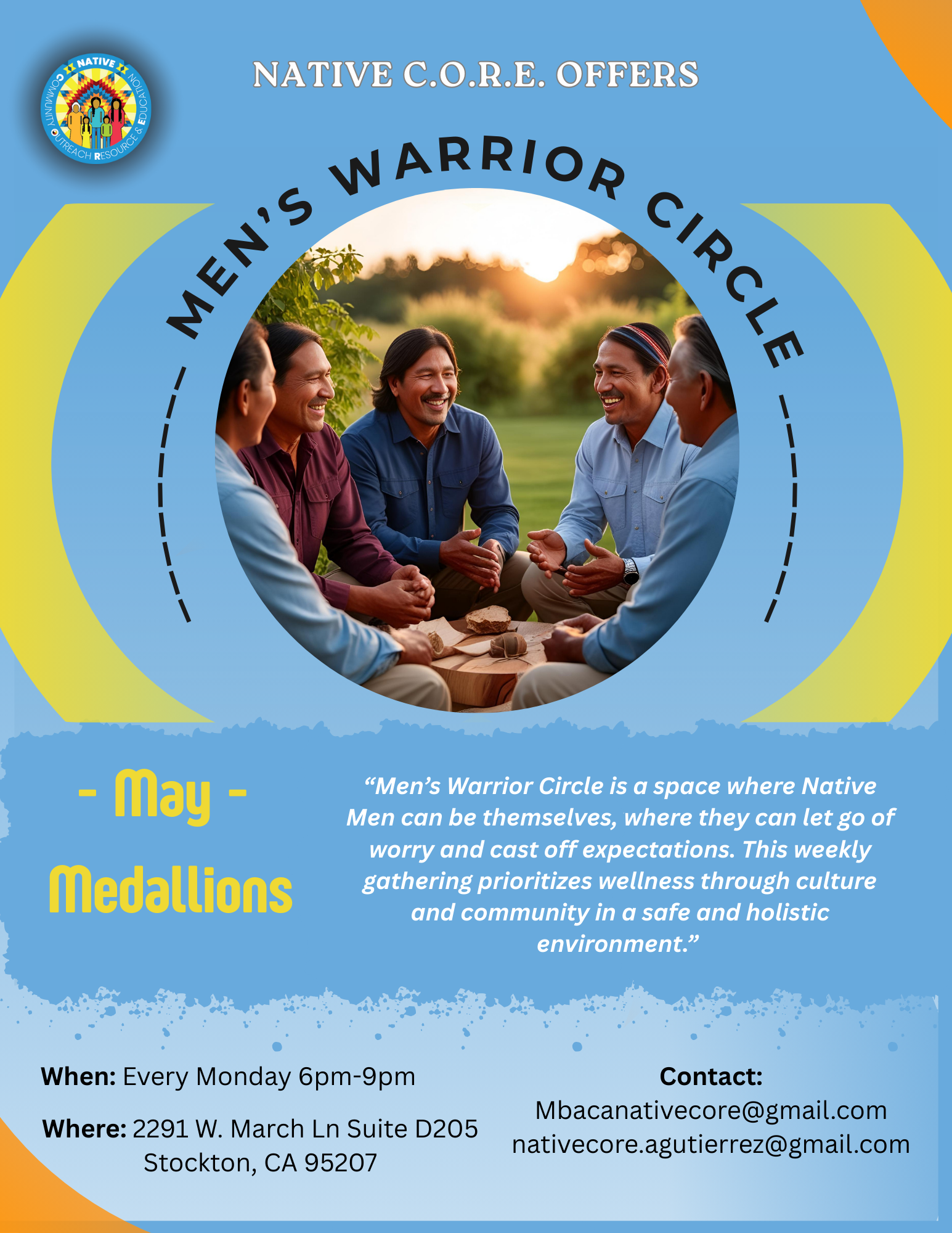 Men's Warrior Circle | Native C.O.R.E.