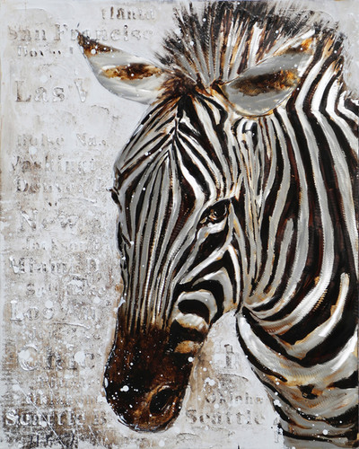 Silver Zebra (ANIMAL) | LivingwithArt Singapore