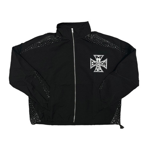 Mixed Emotion Black 'Classic' nylon jacket | Buda Snkrs Apparel