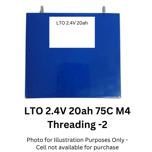 2.4V 20AH 75C Prismatic LTO Cell Bus Bars (M4, M6) | Coventry Car Audio