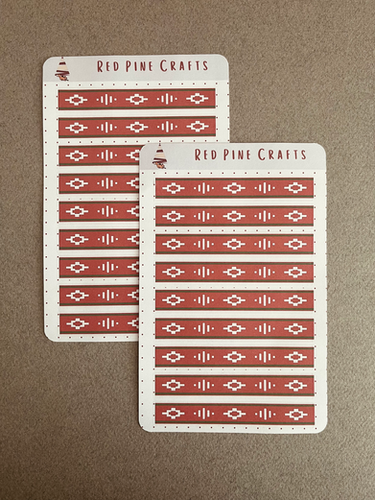 Sash Belt Sticker Sheets | Red Pine Crafts