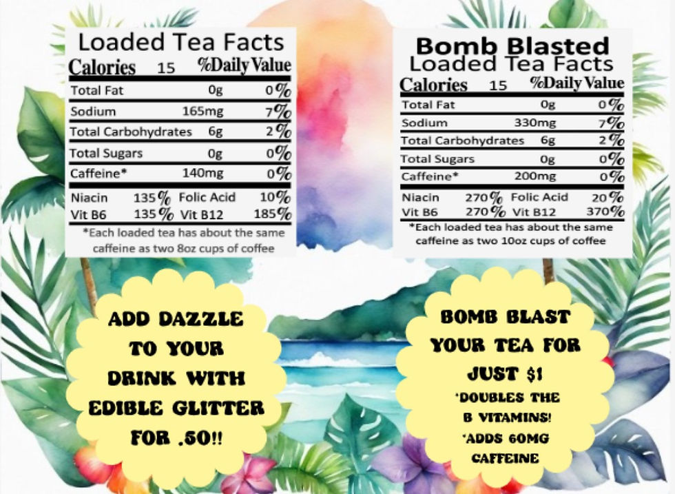 Bomb Bomb Loaded Tea Co | Loaded Tea Delivery