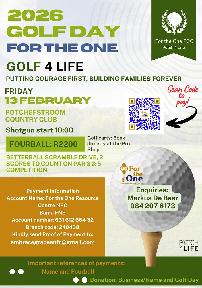 Fore - A Day for Life at Potch Country Club -13 February