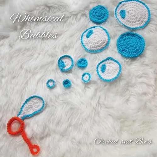 Whimsical Bubbles - Applique Crochet Pattern PDF Download | OrchidandBees