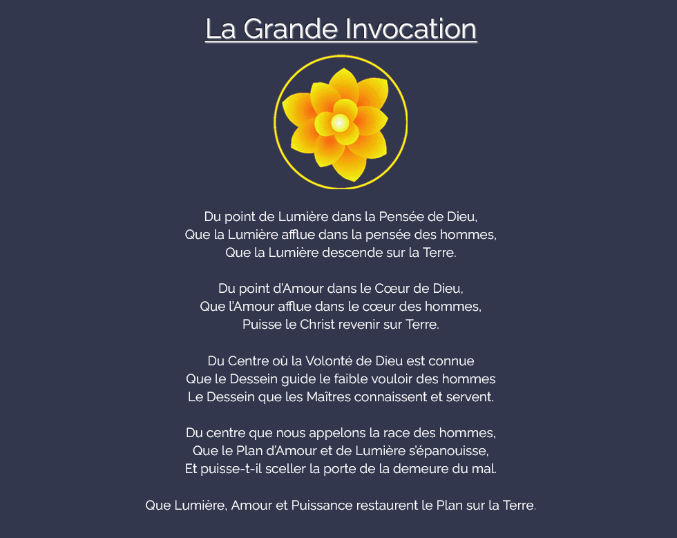 La Grande Invocation
