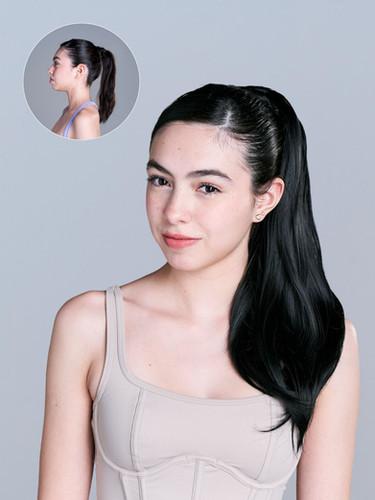 Coleta sintetica postiza tono negro | Niumihair