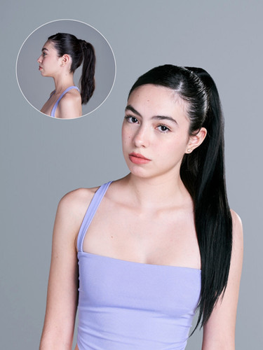 Coleta natural postiza negra #1 | Niumihair