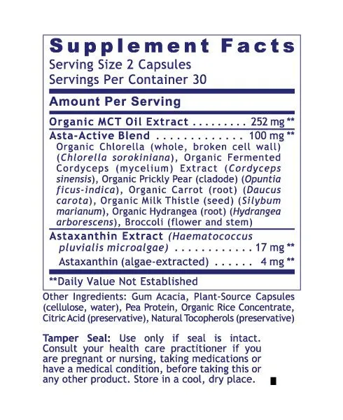 Astaxanthin Complex by Premier Research Labs | Botanical Falls