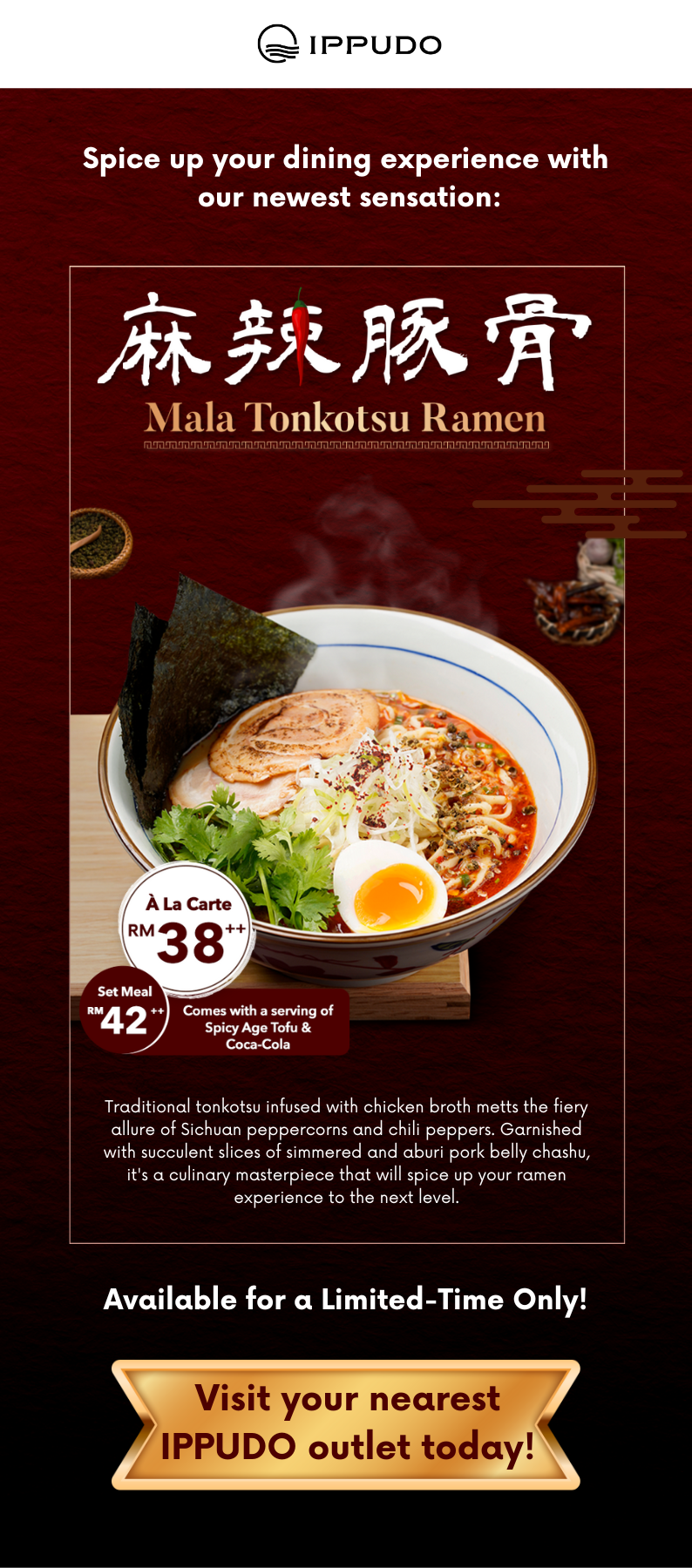 Seasonal Ramen: Mala Tonkotsu Ramen