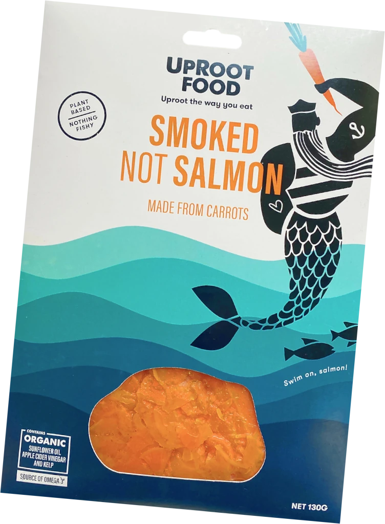 Plant-Based Smoked Salmon - Vegan Salmon Made from Carrots | Uproot Food