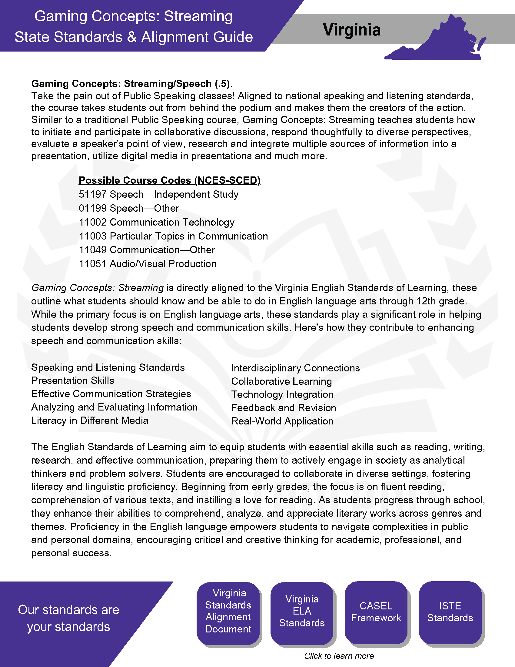 Streaming Virginia | Gaming Concepts