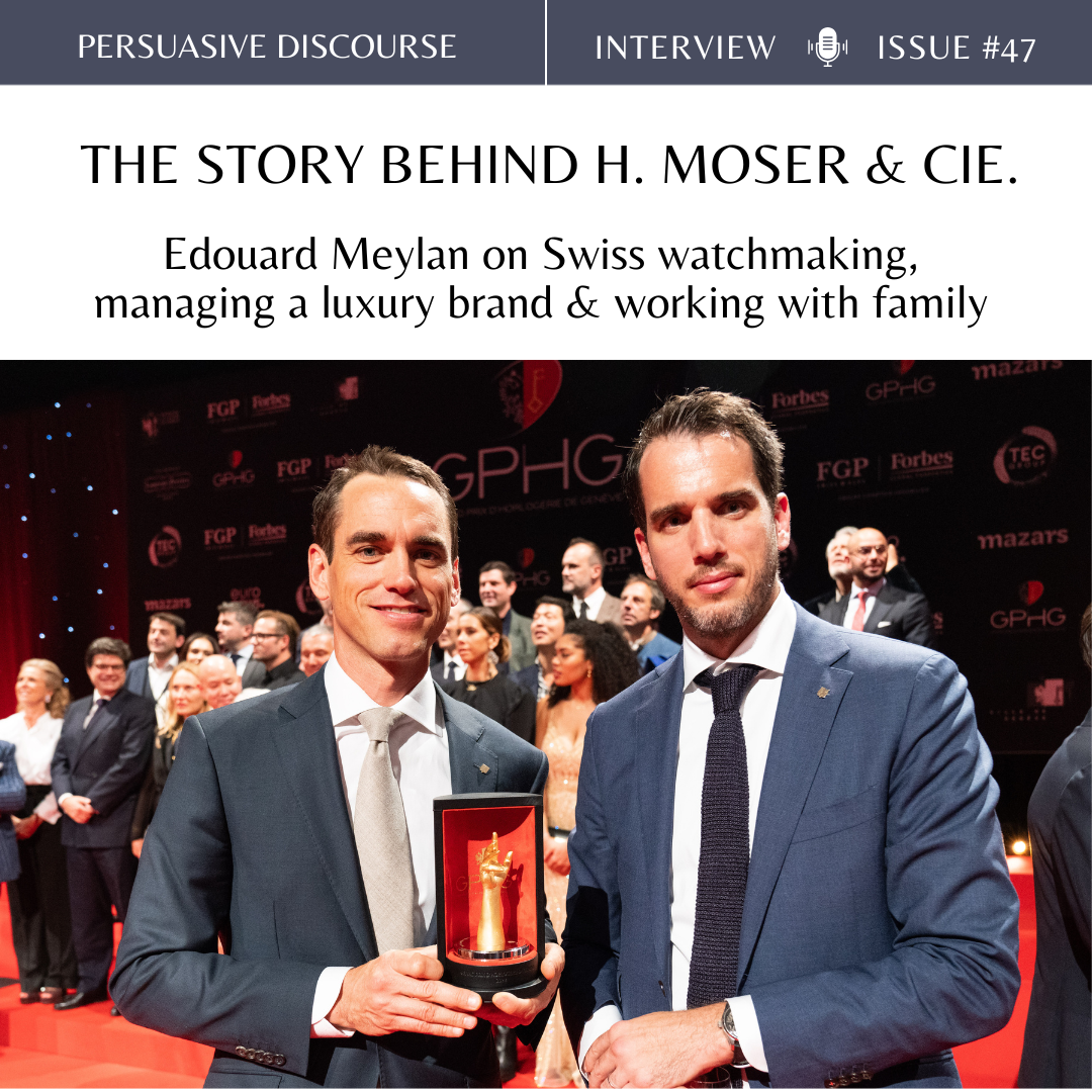 The Story Behind H. Moser & Cie.: Edouard Meylan on Swiss watchmaking ...