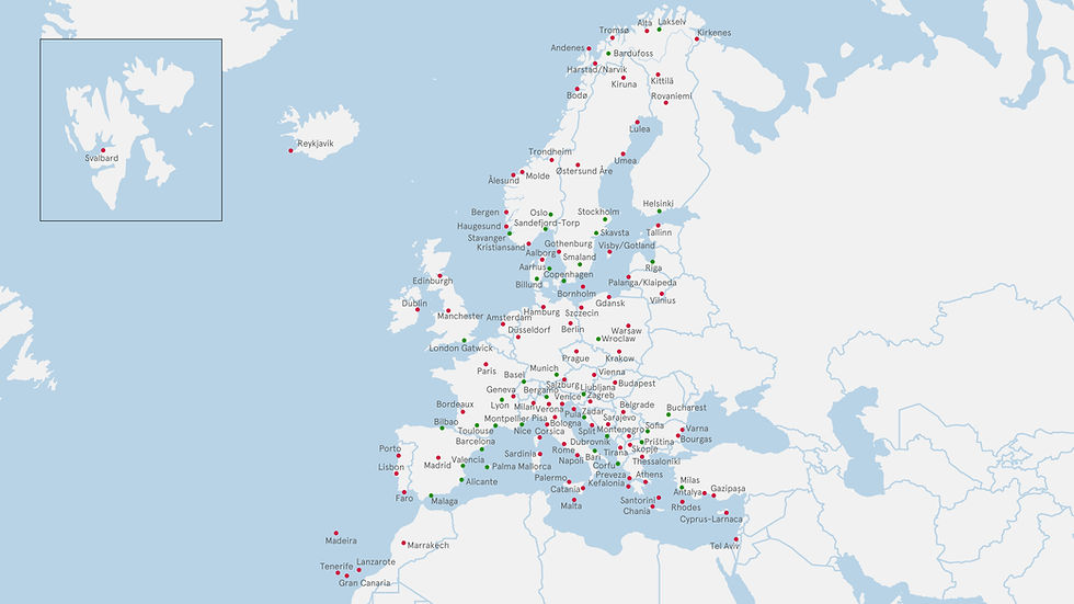 Norwegian Air Shuttle Launches 40 New Routes and Nine New Direct Routes ...