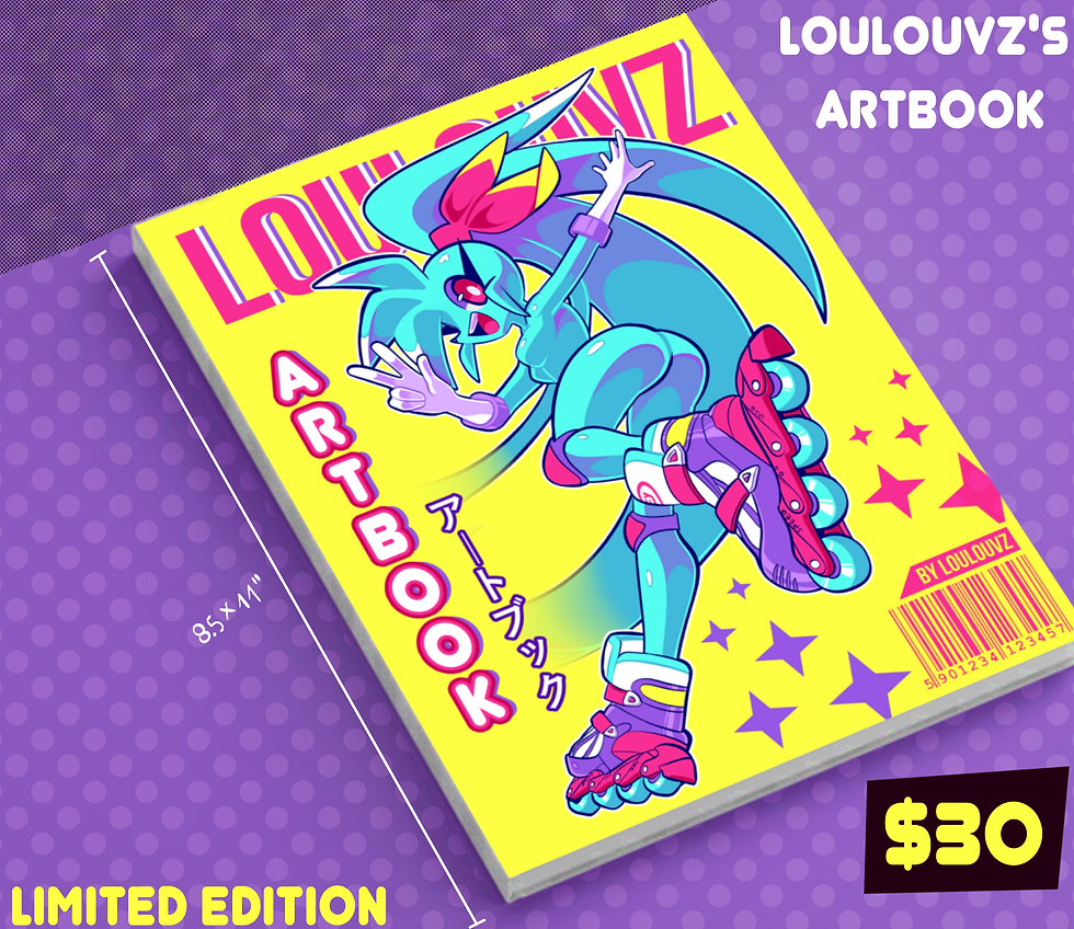 LoulouVZ 2020 Art Book | Sixth Element Studio