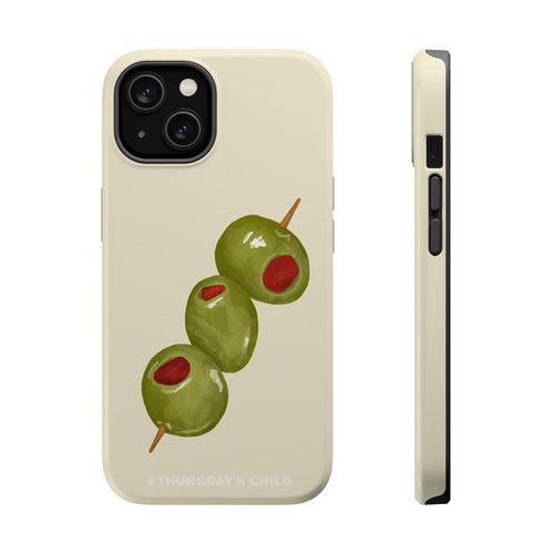 MagSafe Cream Olive Phone Case | Thursday's Child