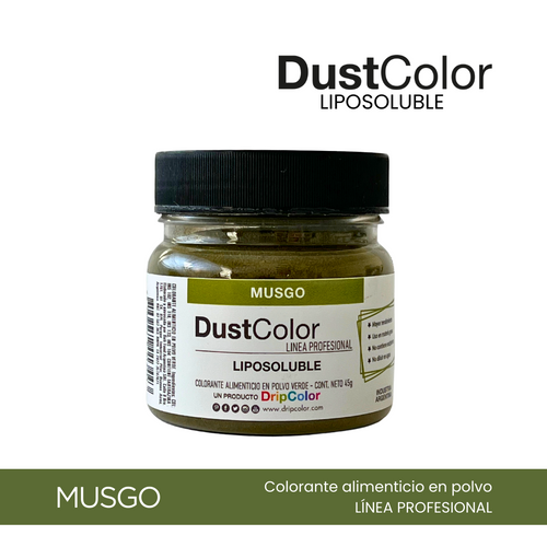 DustColor Liposoluble - Musgo - Línea Profesional | Dripcolor